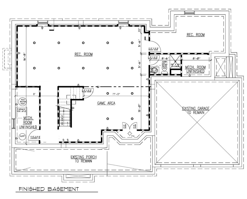 816 Basement Floor Plan Premier Design Custom Homes