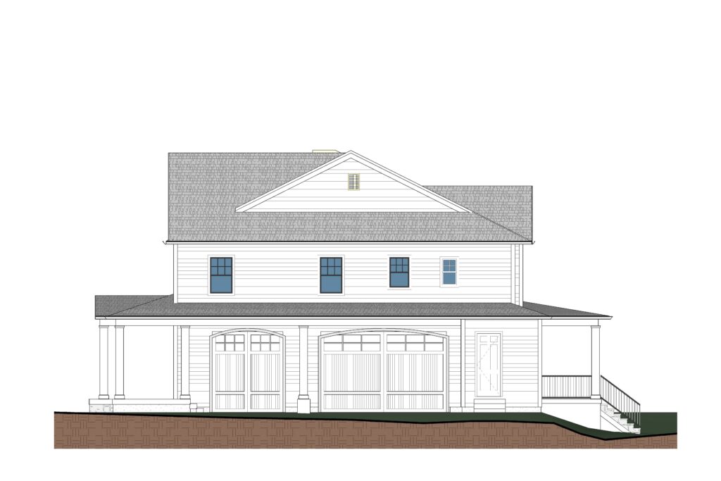 Right Side Elevation - Premier Design Custom Homes