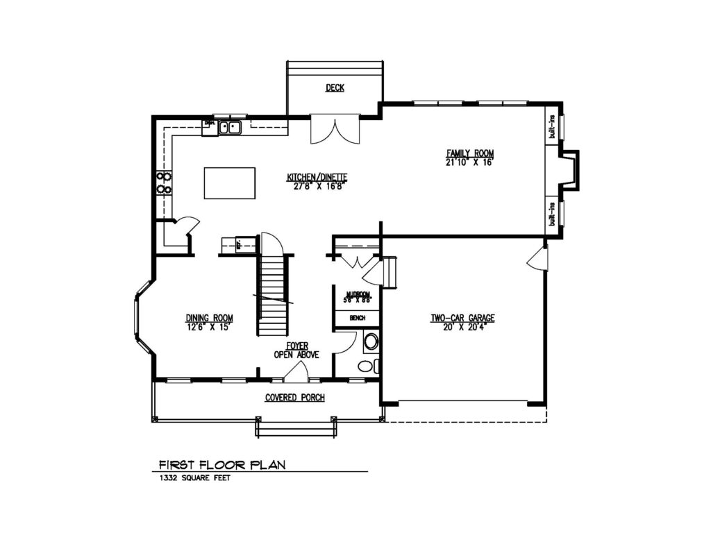 First Floor Plan - Premier Design Custom Homes