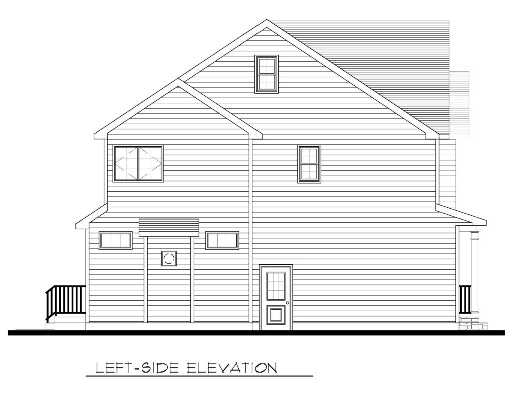 Left Side Elevation-08-31-2020 - Premier Design Custom Homes